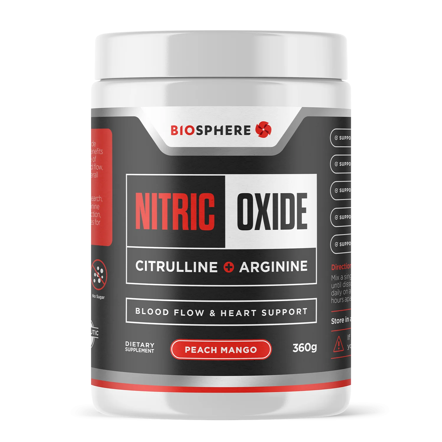 Biosphere Nitric Oxide Citrulline + Arginine - Net Pharmacy