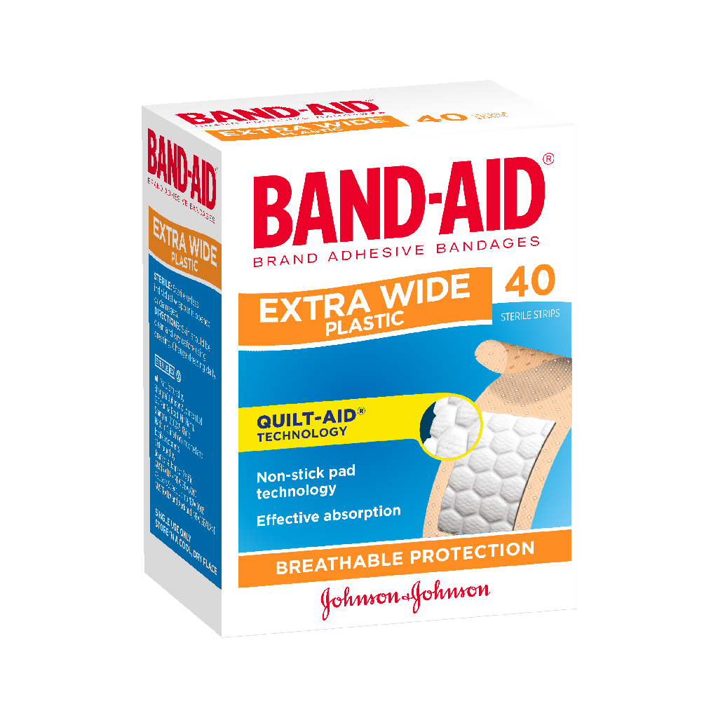 Band-Aid Plastic Strips Extra Wide - Net Pharmacy