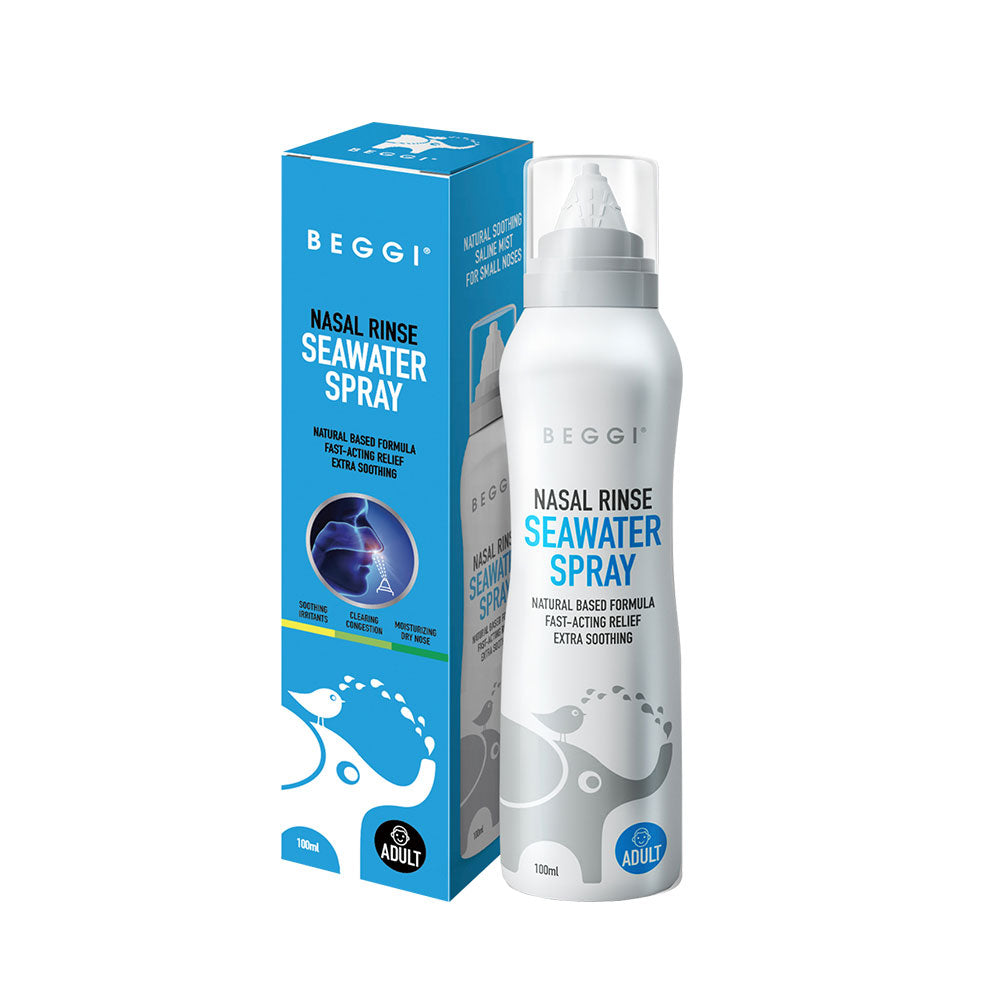 Beggi Nasal Rinse Seawater Spray for Adult - Net Pharmacy
