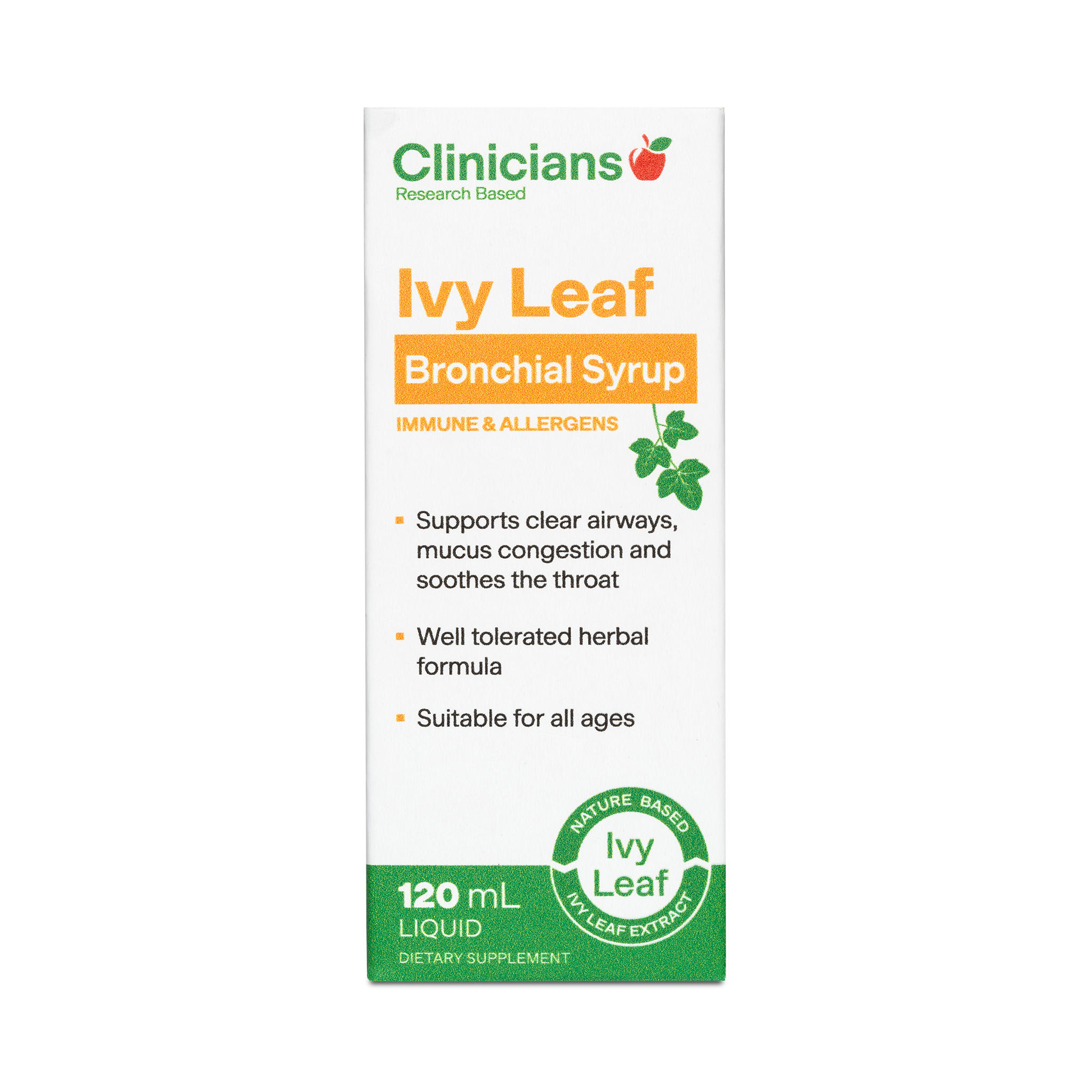 Clinicians Ivy Leaf Bronchial Syrup - Net Pharmacy