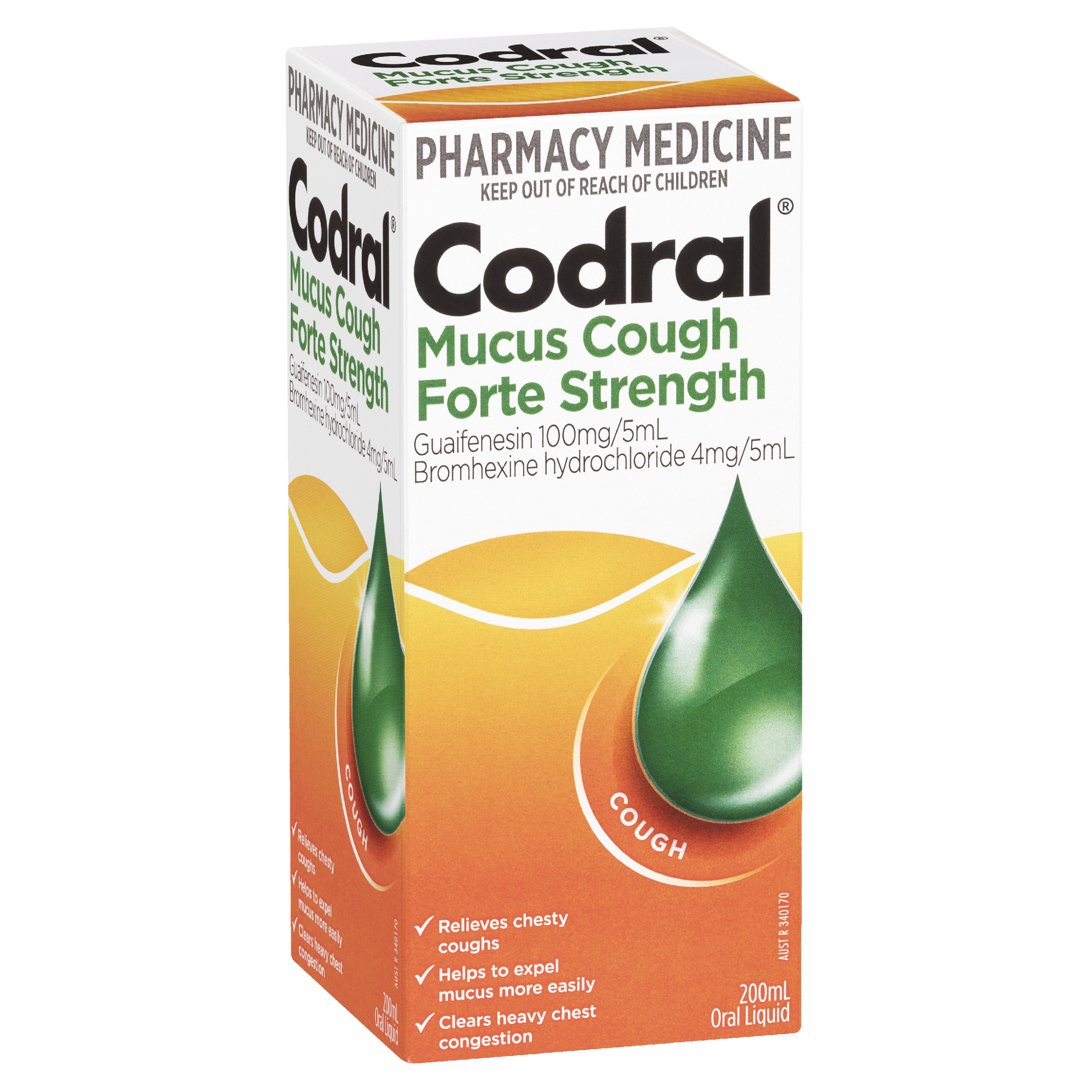 Codral Mucus Cough Forte Strength Oral Liquid - Net Pharmacy