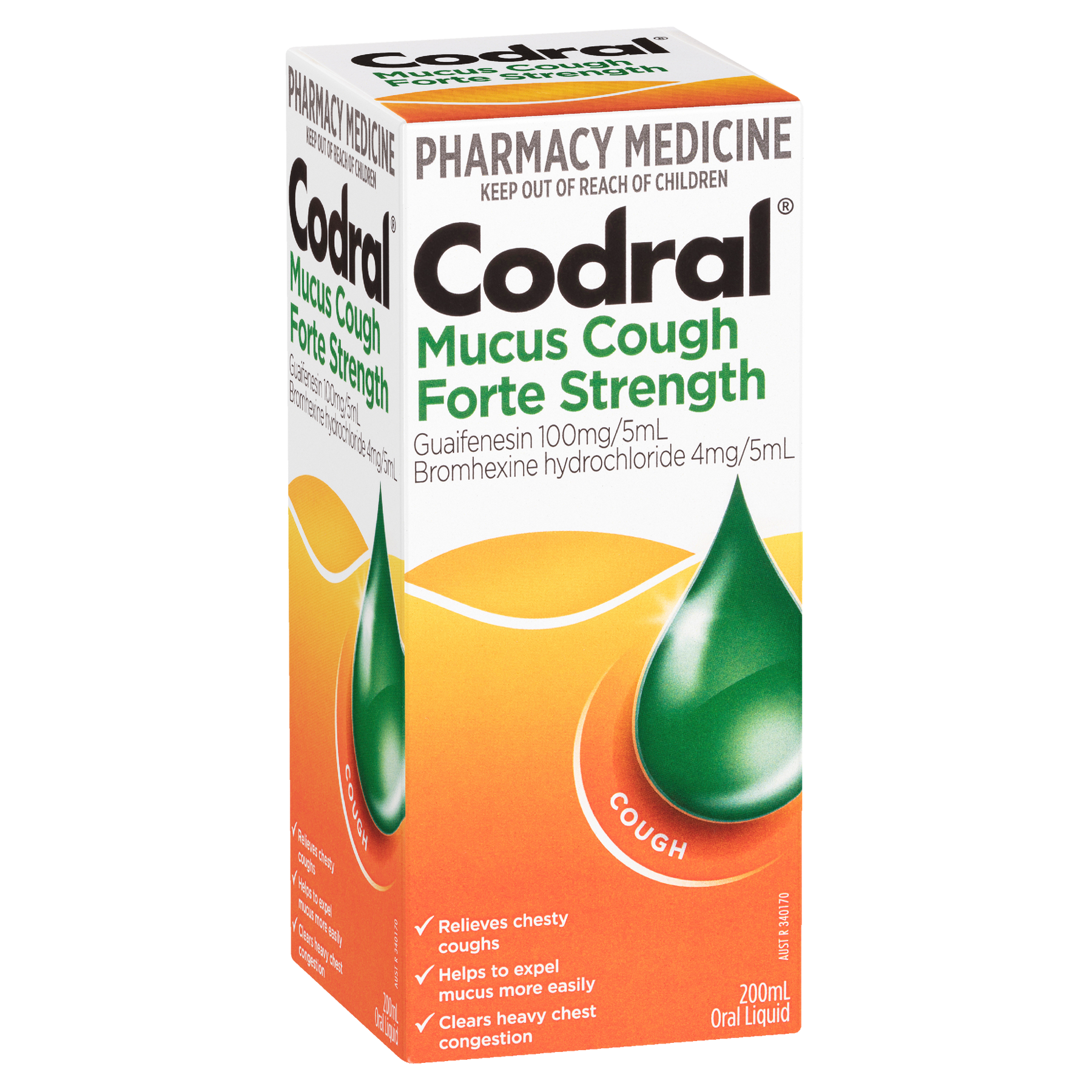 Codral Mucus Cough Forte Strength Oral Liquid - Net Pharmacy
