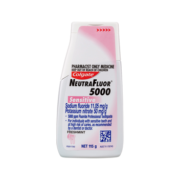 Colgate NeutraFluor 5000 Sensitive Fluoride Professional Toothpaste ...