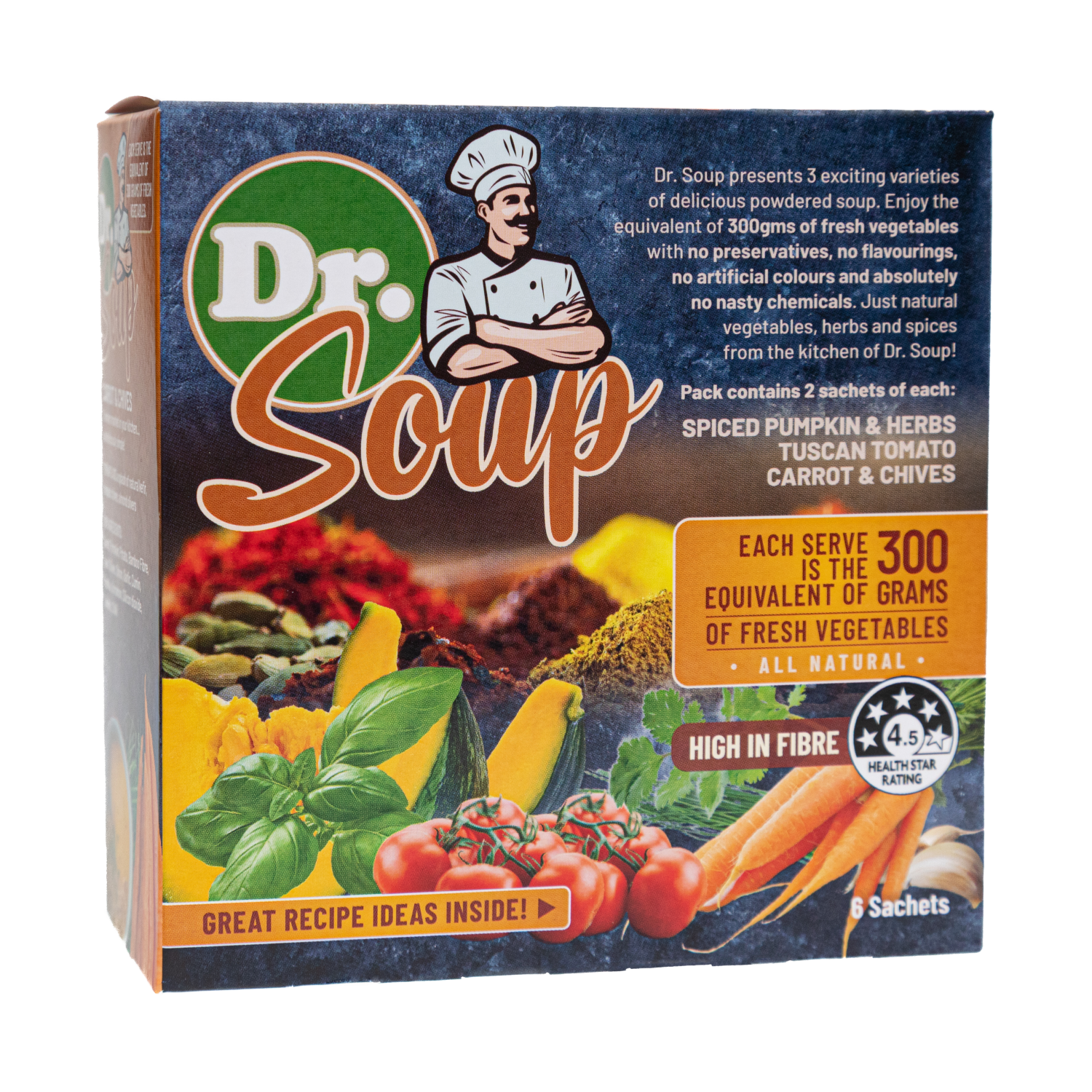 Dr. Soup 6 Single Serve Sachets - Net Pharmacy