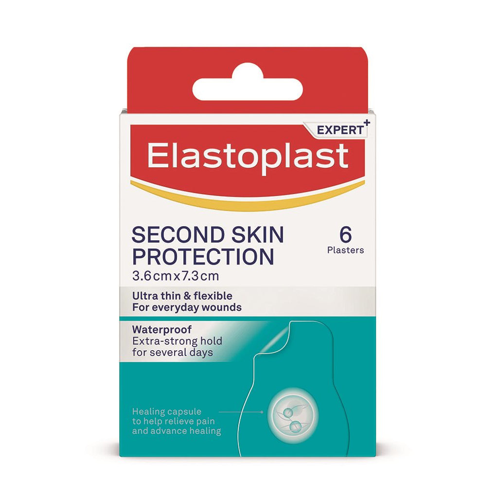 Elastoplast Second Skin Protection Waterproof Plasters - Net Pharmacy