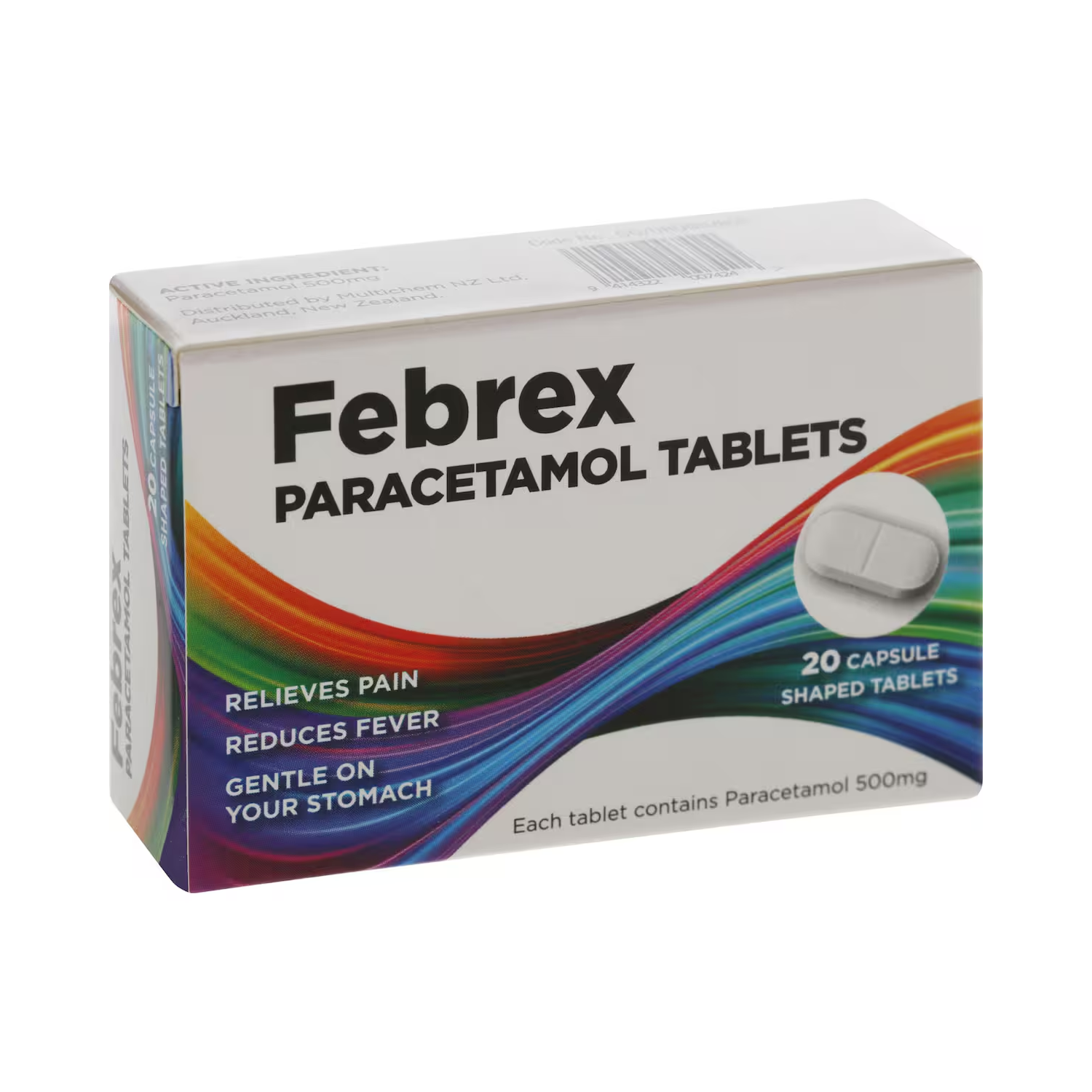 Febrex Paracetamol Tablets - Net Pharmacy