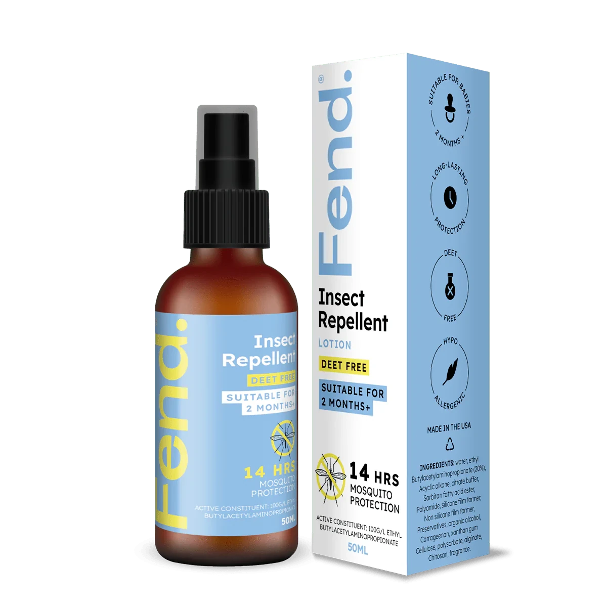 Fend DEET-free Insect Repellent - Net Pharmacy