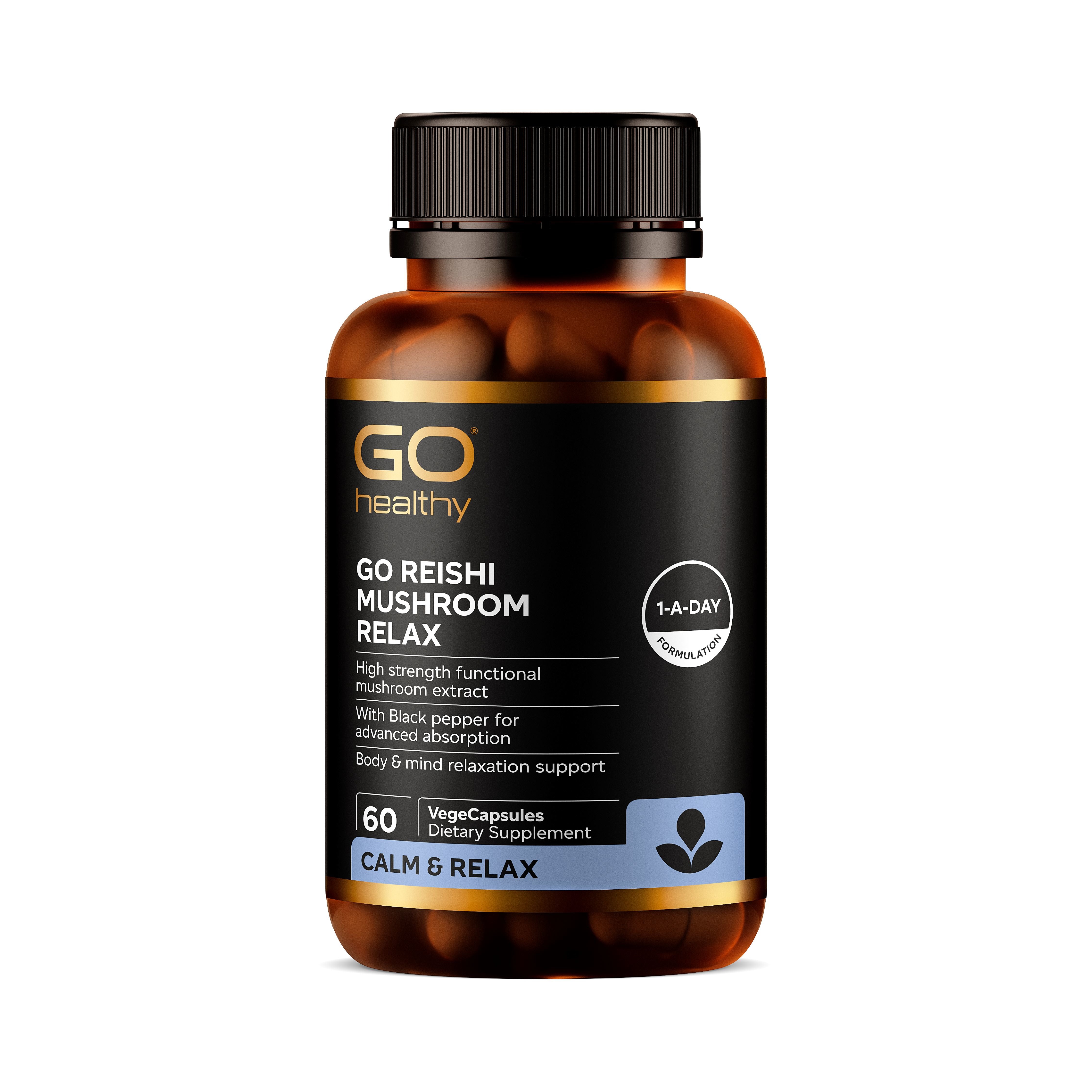 GO Healthy Go Reishi Mushroom Relax - Net Pharmacy