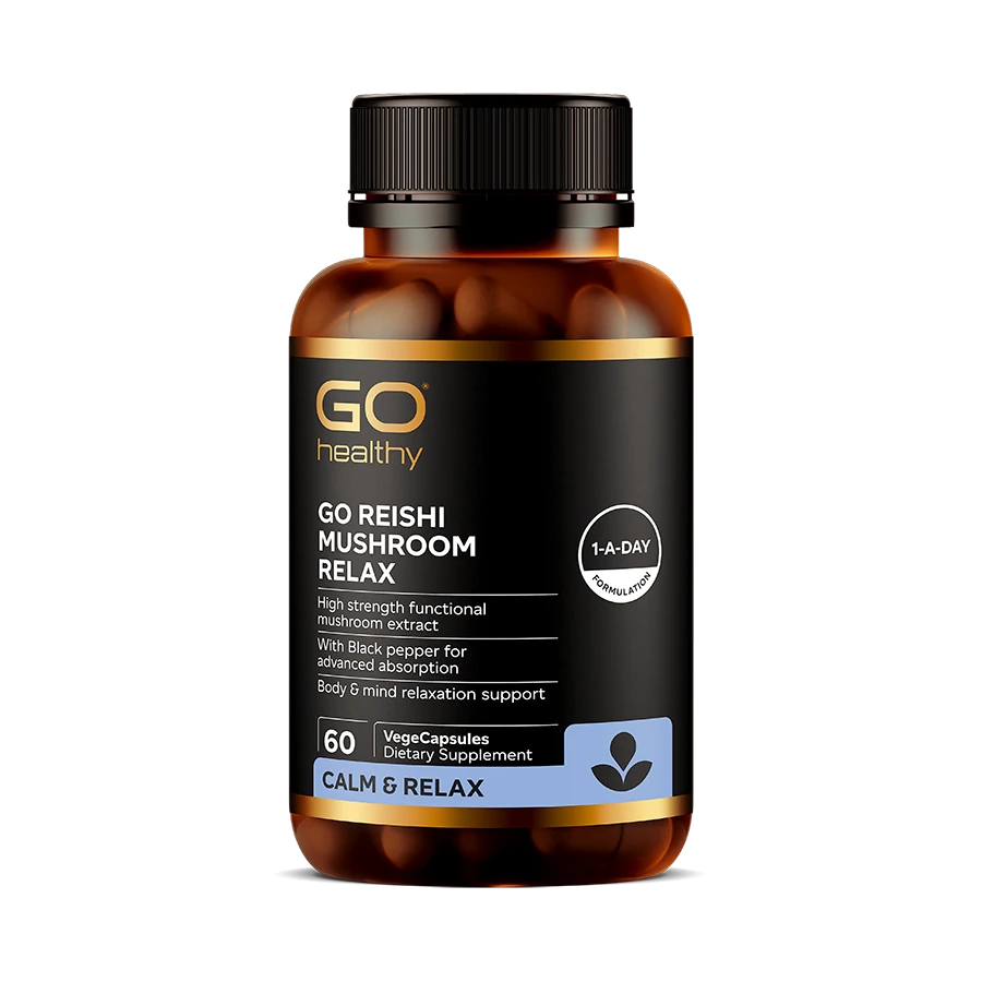 GO Healthy Go Reishi Mushroom Relax - Net Pharmacy