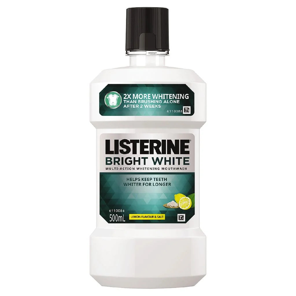 Listerine Bright White Multi-Action Whitening Mouthwash - Net Pharmacy