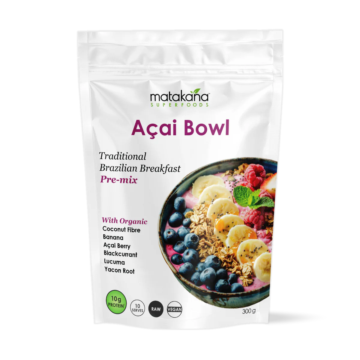 Matakana Superfoods Açai Bowl Pre-mix - Net Pharmacy