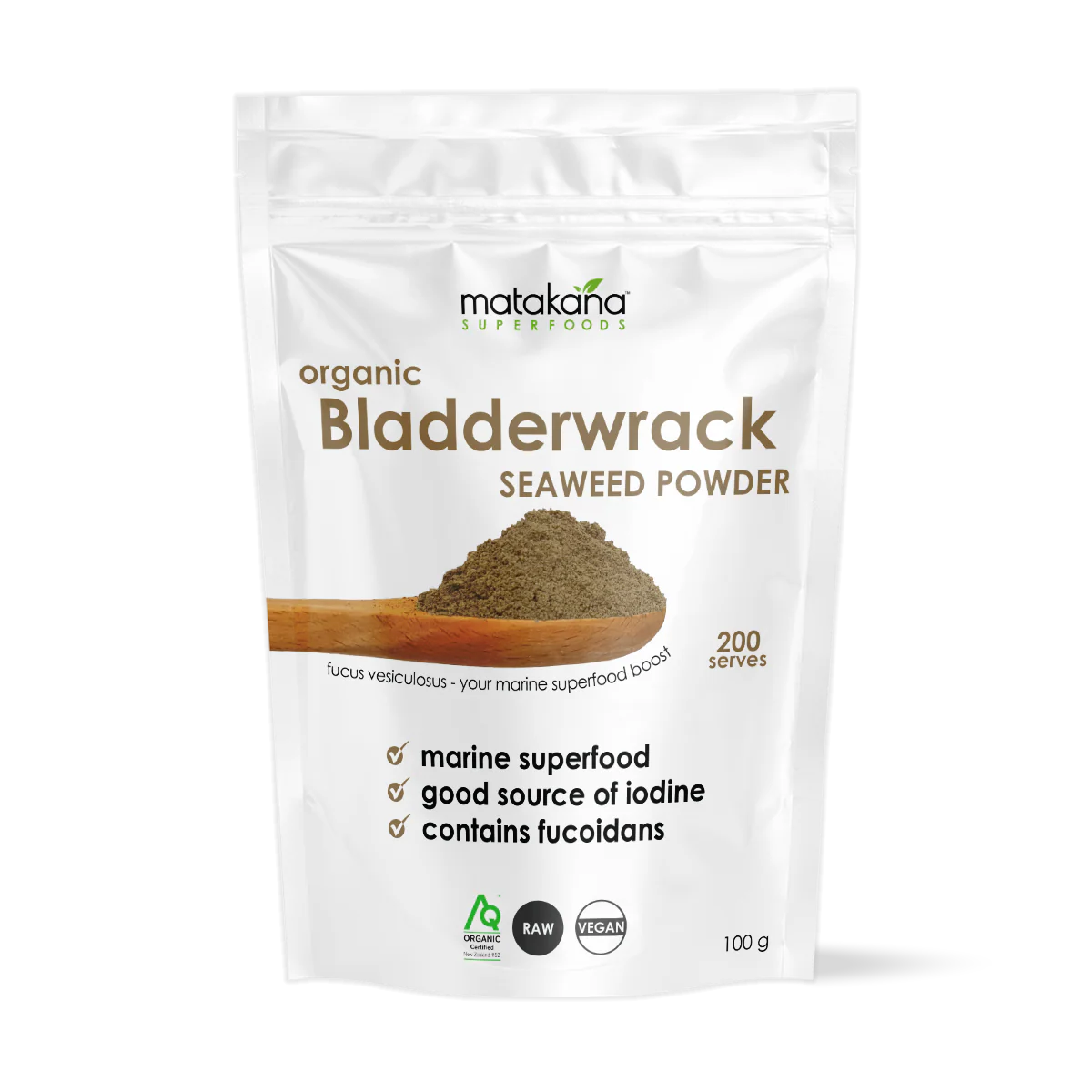 Matakana Superfoods Organic Bladderwrack Seaweed Powder - Net Pharmacy