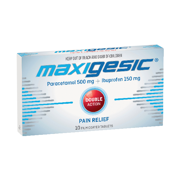 Maxigesic Double Action Pain Relief Tablets - Net Pharmacy