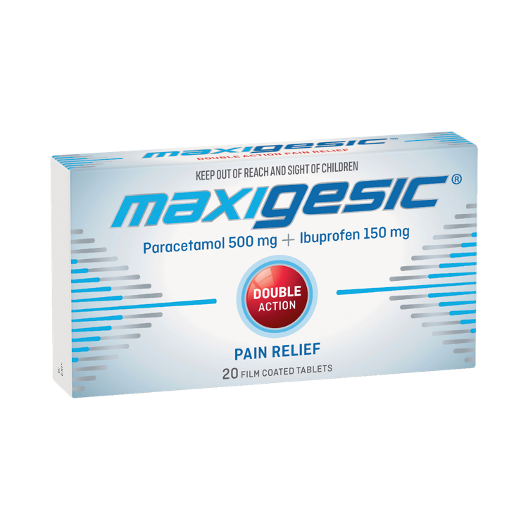 Maxigesic Double Action Pain Relief Tablets - Net Pharmacy
