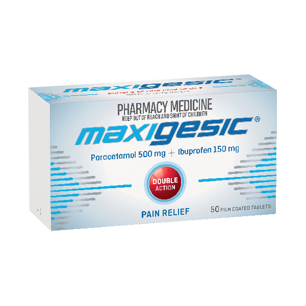 Maxigesic Double Action Pain Relief Tablets - Net Pharmacy