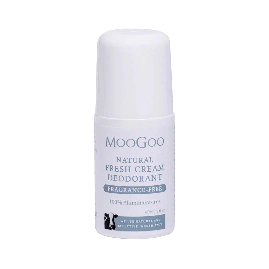 MooGoo Natural Fresh Cream Deodorant - Fragrance-Free - Net Pharmacy