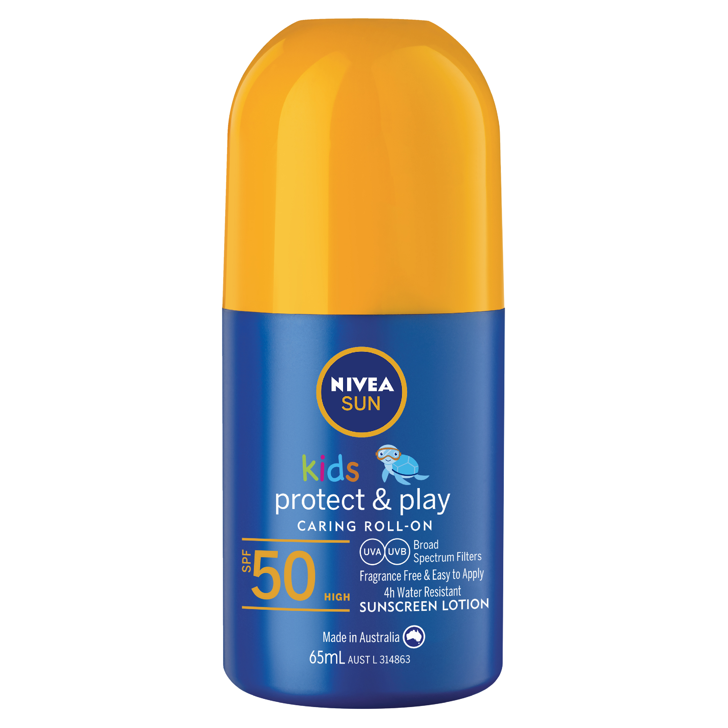 Nivea Sun Kids Protect & Play Caring Roll-On Sunscreen Lotion SPF 50 ...