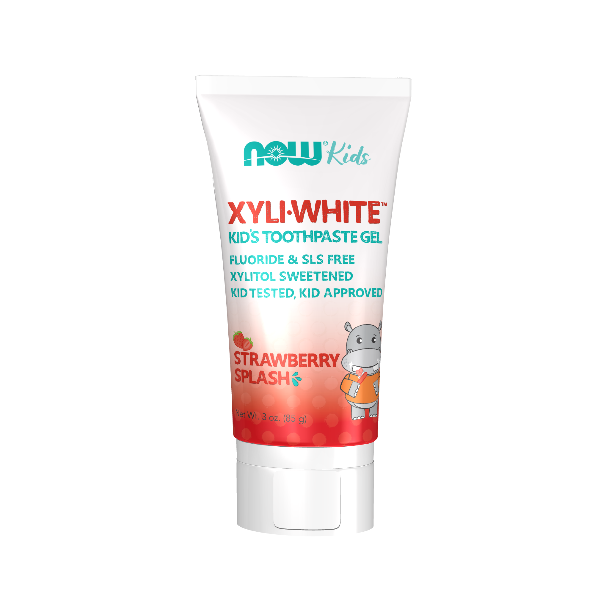 NOW Kids XyliWhite Kid's Toothpaste Gel - Strawberry Splash - Net Pharmacy