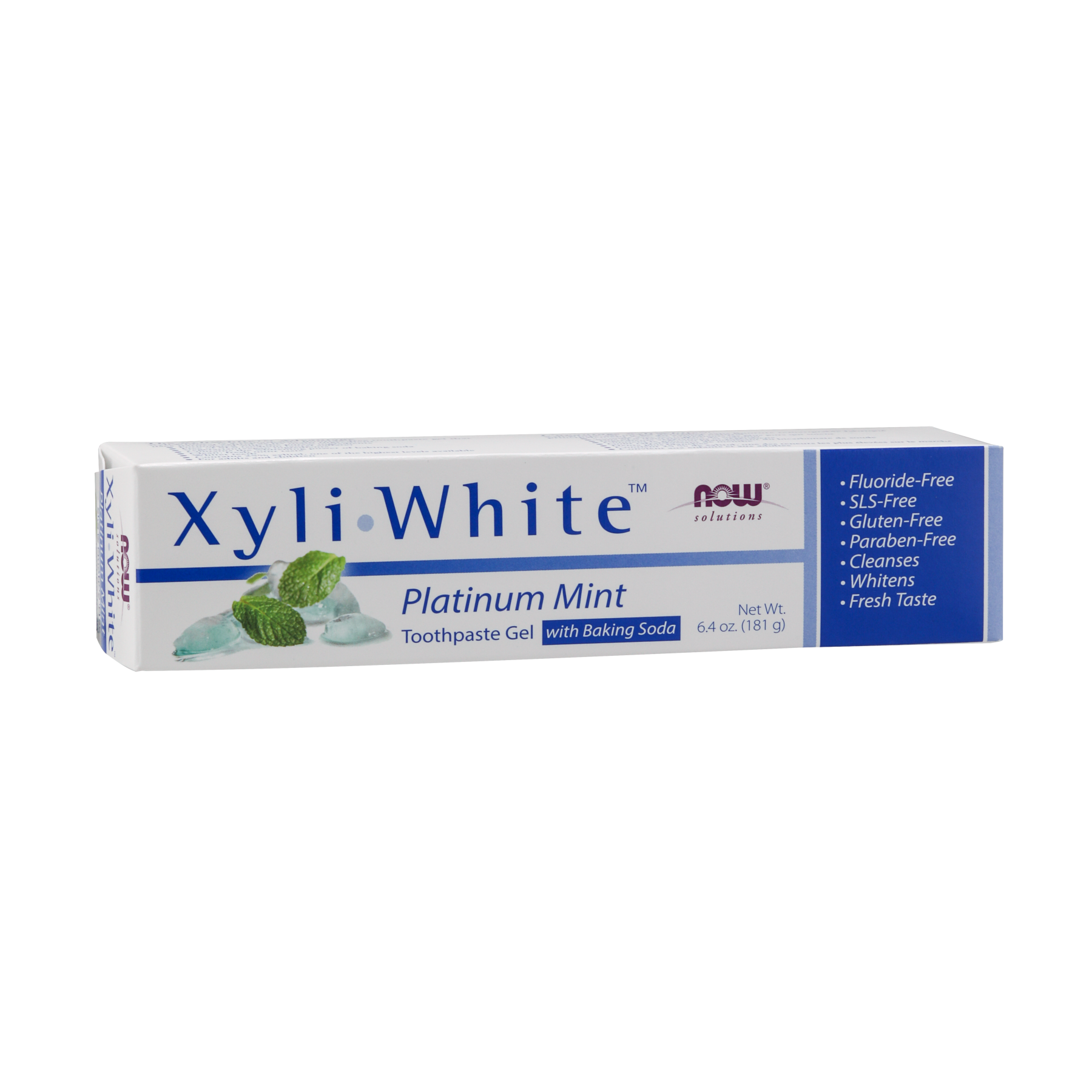 NOW Solutions XyliWhite Toothpaste Gel - Platinum Mint - Net Pharmacy