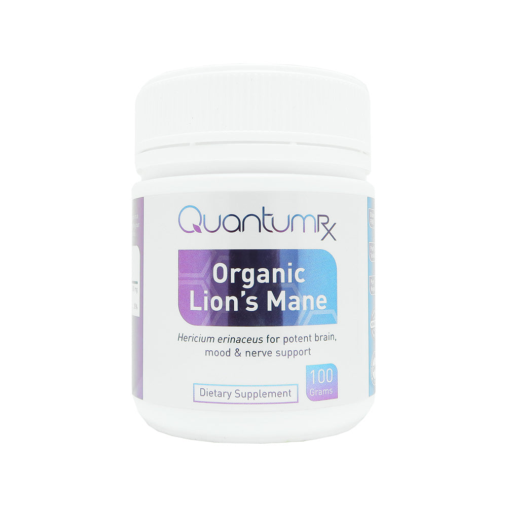 QuantumRX Organic Lion's Mane Powder - Net Pharmacy