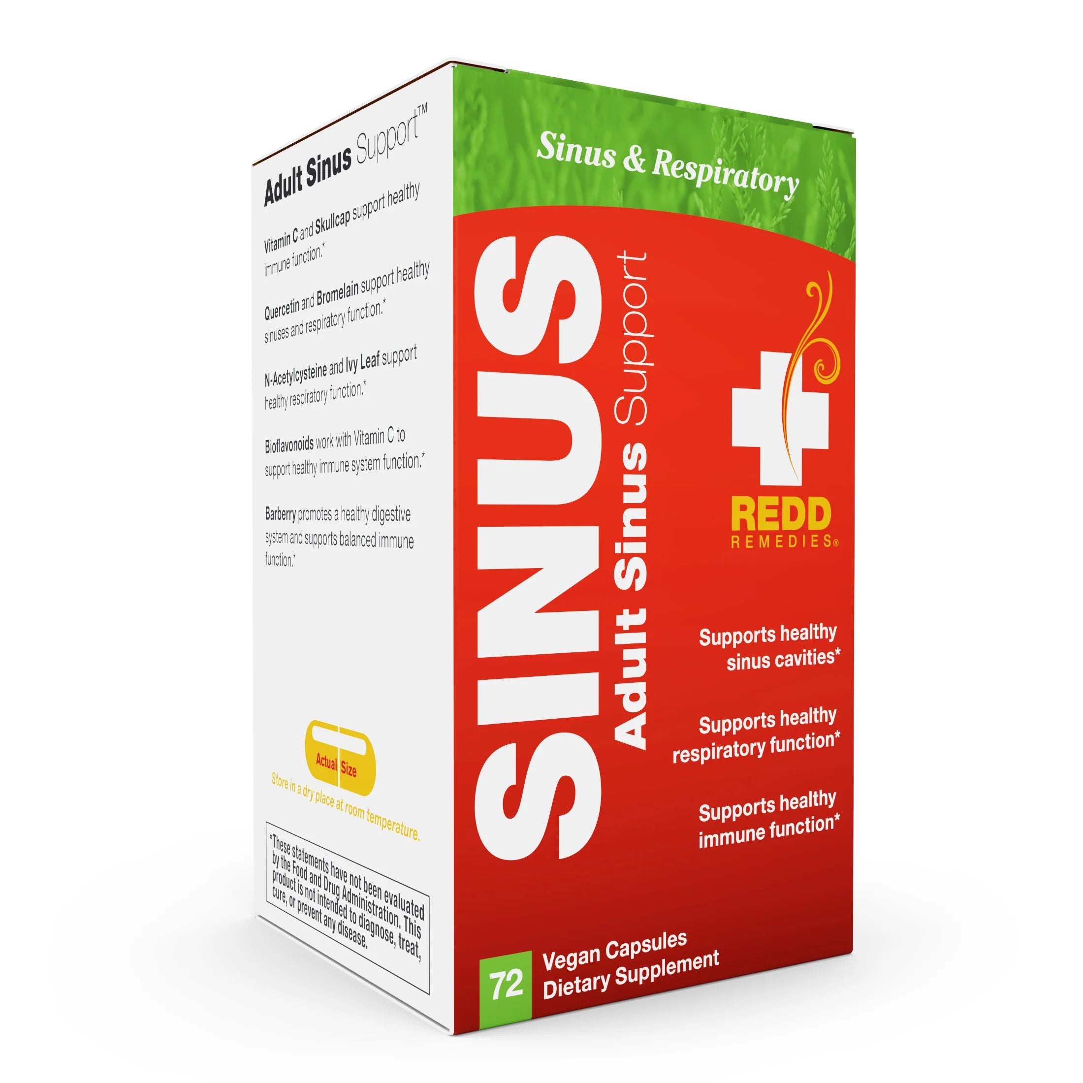 Redd Remedies Adult Sinus Support - Net Pharmacy