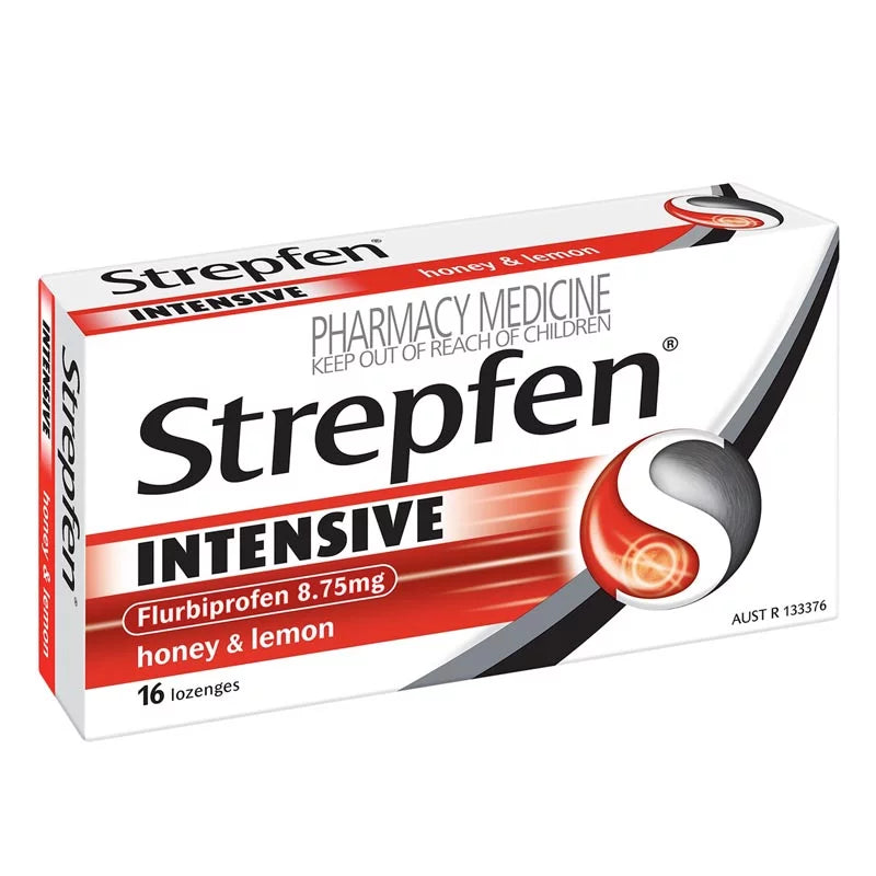 Strepfen Intensive Lozenges - Honey & Lemon - Net Pharmacy