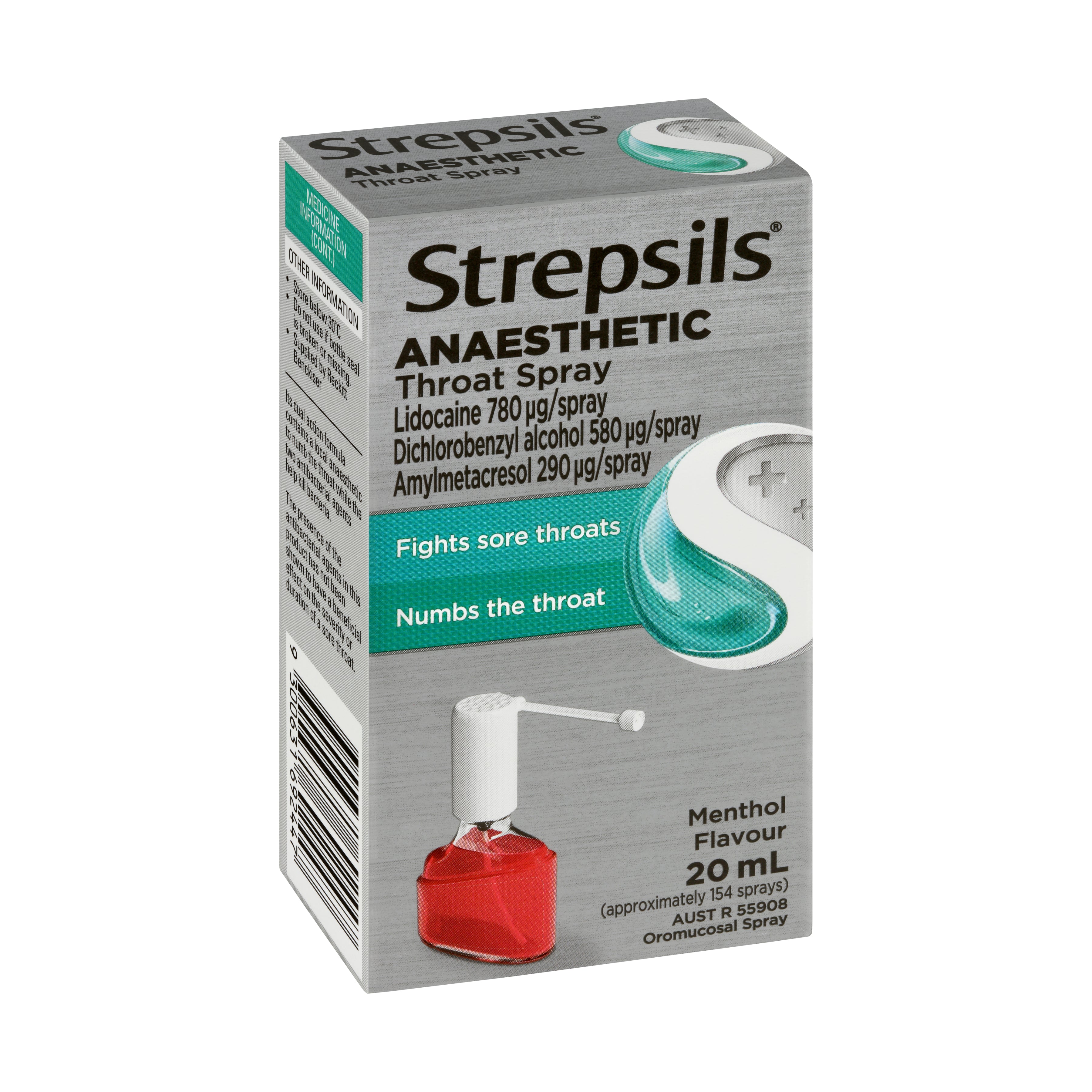 Strepsils Anaesthetic Throat Spray - Net Pharmacy