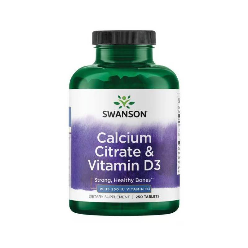 Swanson Calcium Citrate & Vitamin D3 - Net Pharmacy