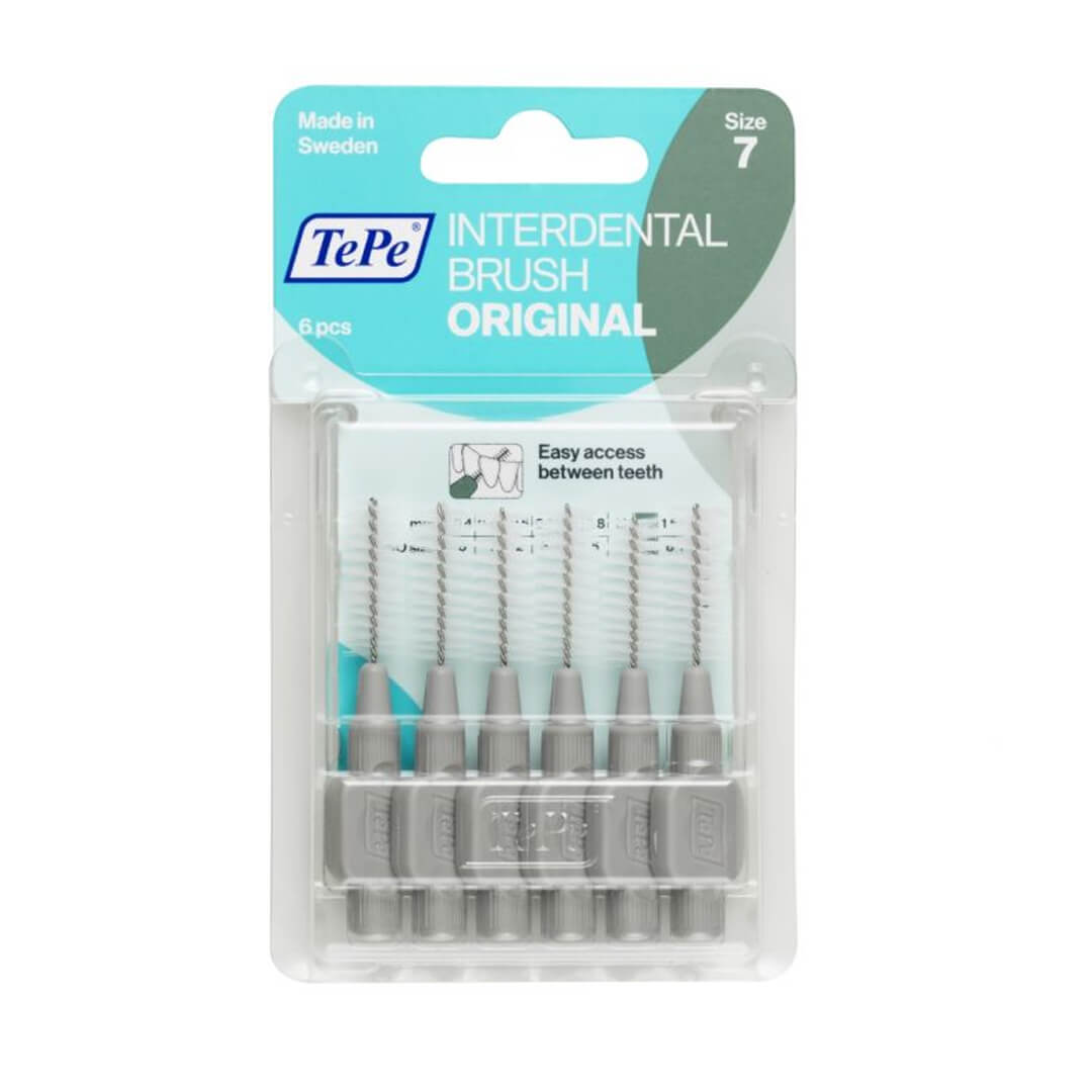 TePe Interdental Brush Size 7 - 1.3mm Grey - Net Pharmacy