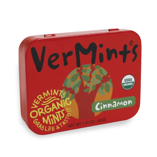 VerMints Organic Cinnamon Mints - Net Pharmacy