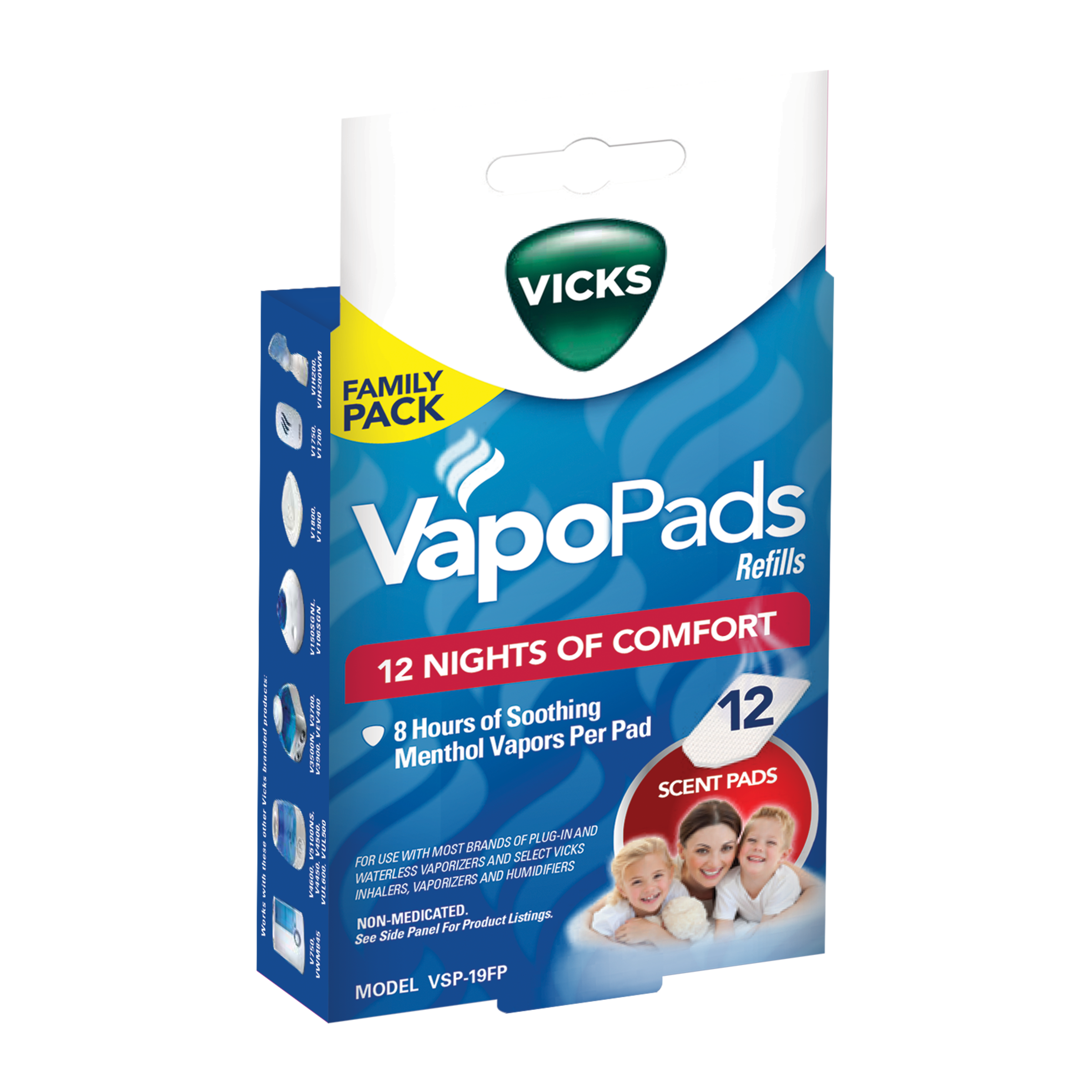 Vicks VapoPads Soothing Menthol Vapor Pads - Net Pharmacy