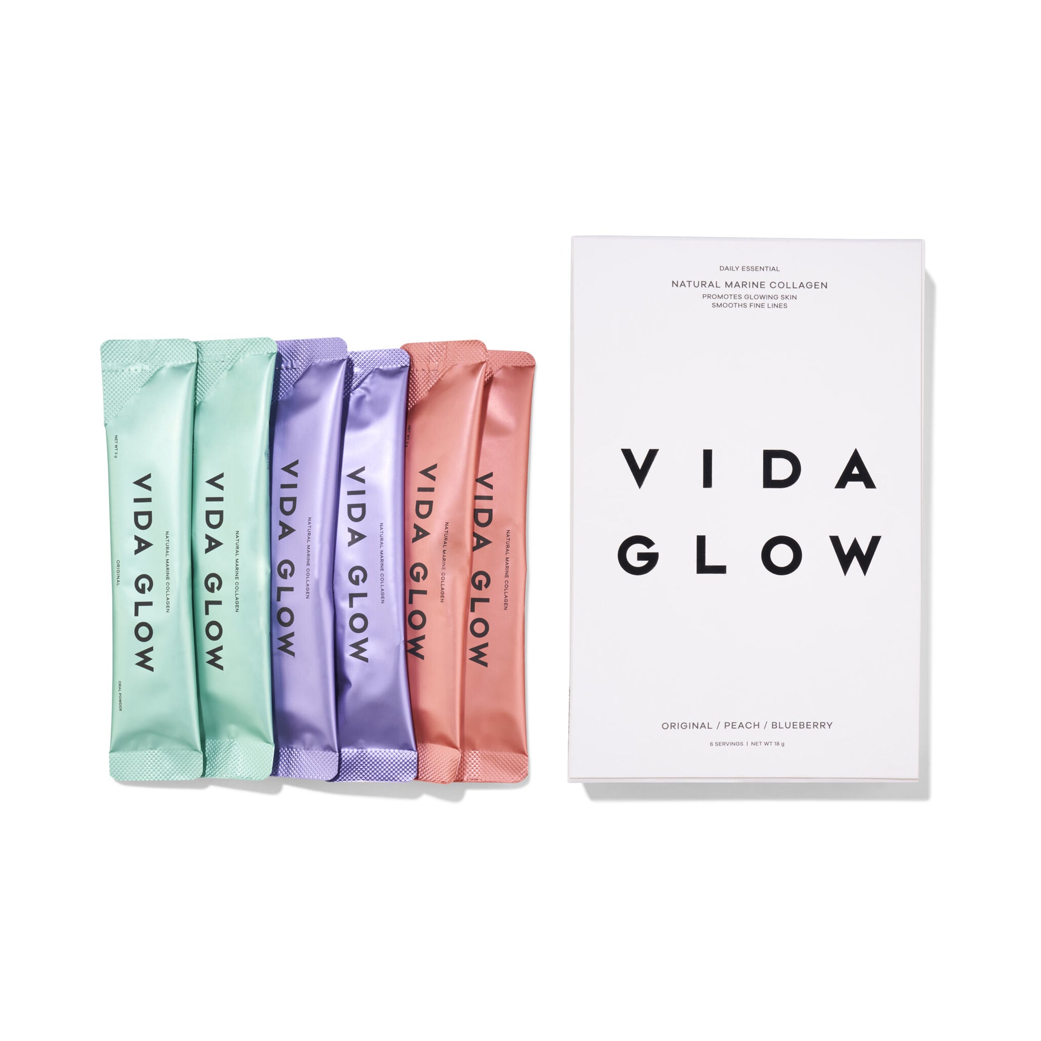Vida Glow Natural Marine Collagen 6 Day Pack - Net Pharmacy