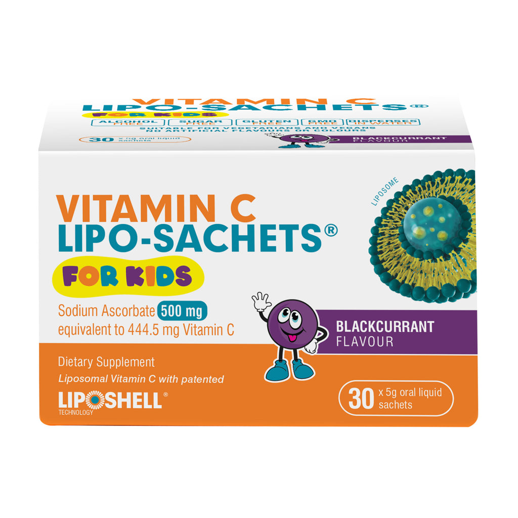 Vitamin C Lipo-Sachets Liposomal Vitamin C For Kids - Blackcurrant Fla - Net Pharmacy