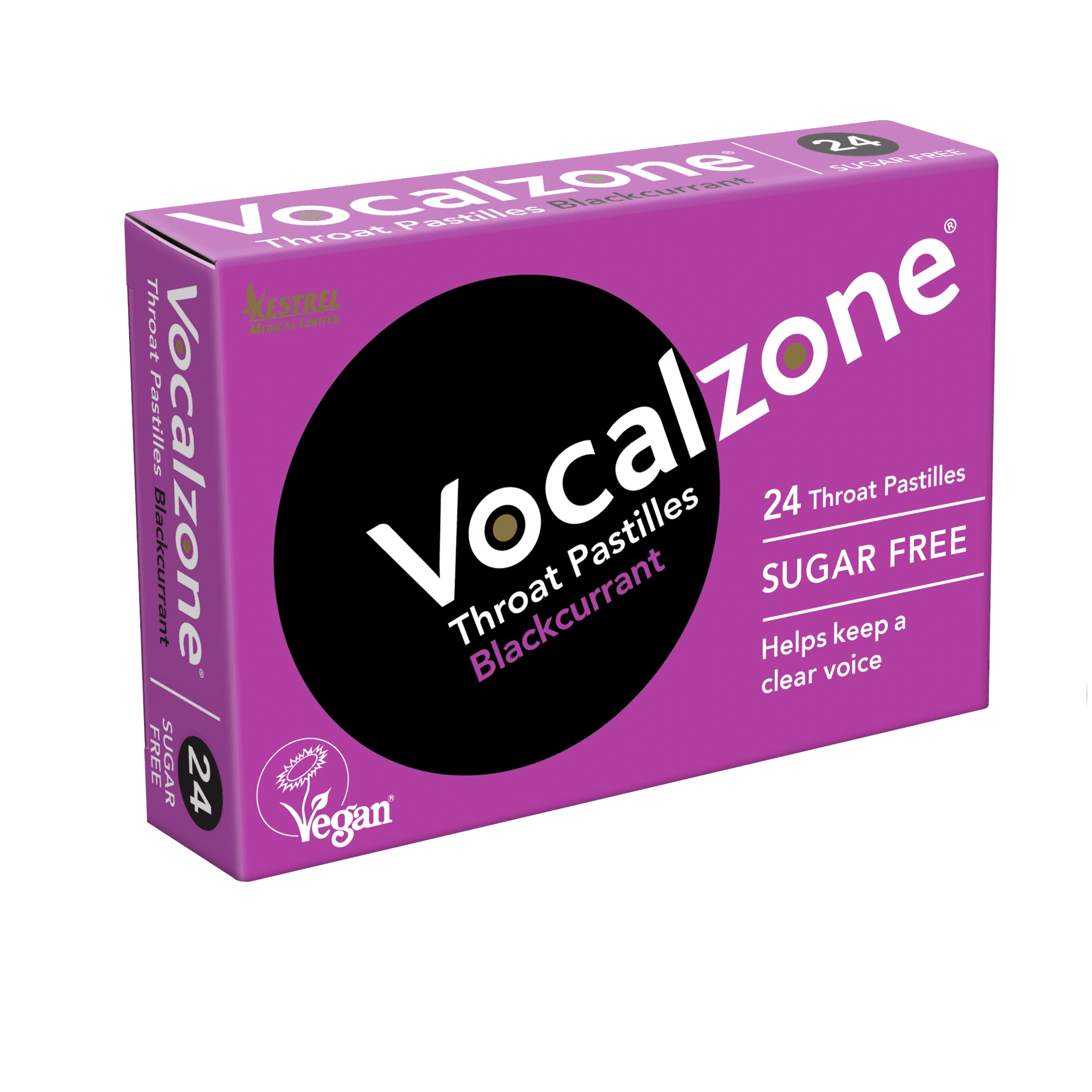 Vocalzone Throat Pastilles - Blackcurrant - Net Pharmacy