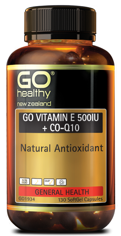 GO Healthy Go Vitamin E 500IU + CO-Q10 - Net Pharmacy