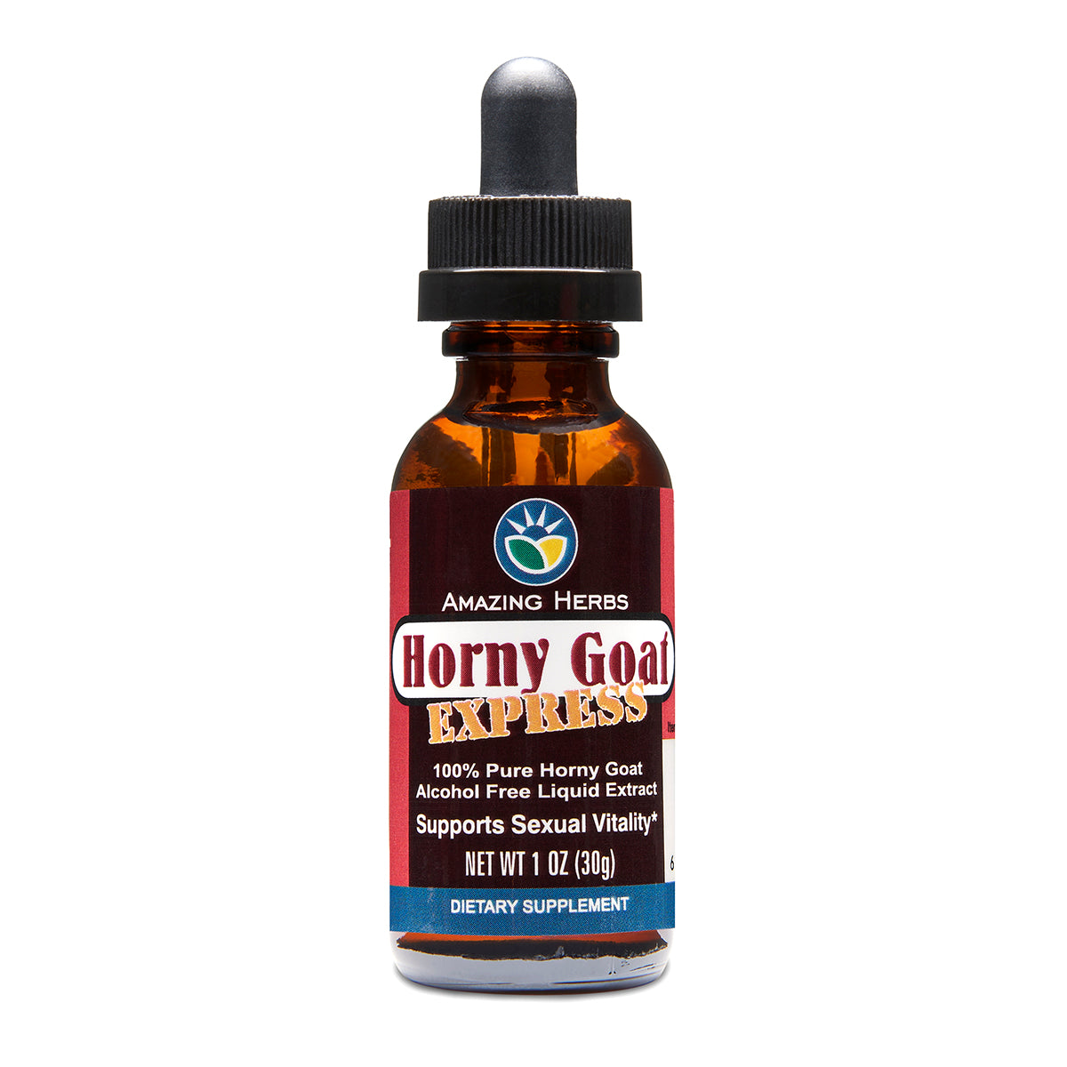 Amazing Herbs Horny Goat Express Liquid Extract - Net Pharmacy