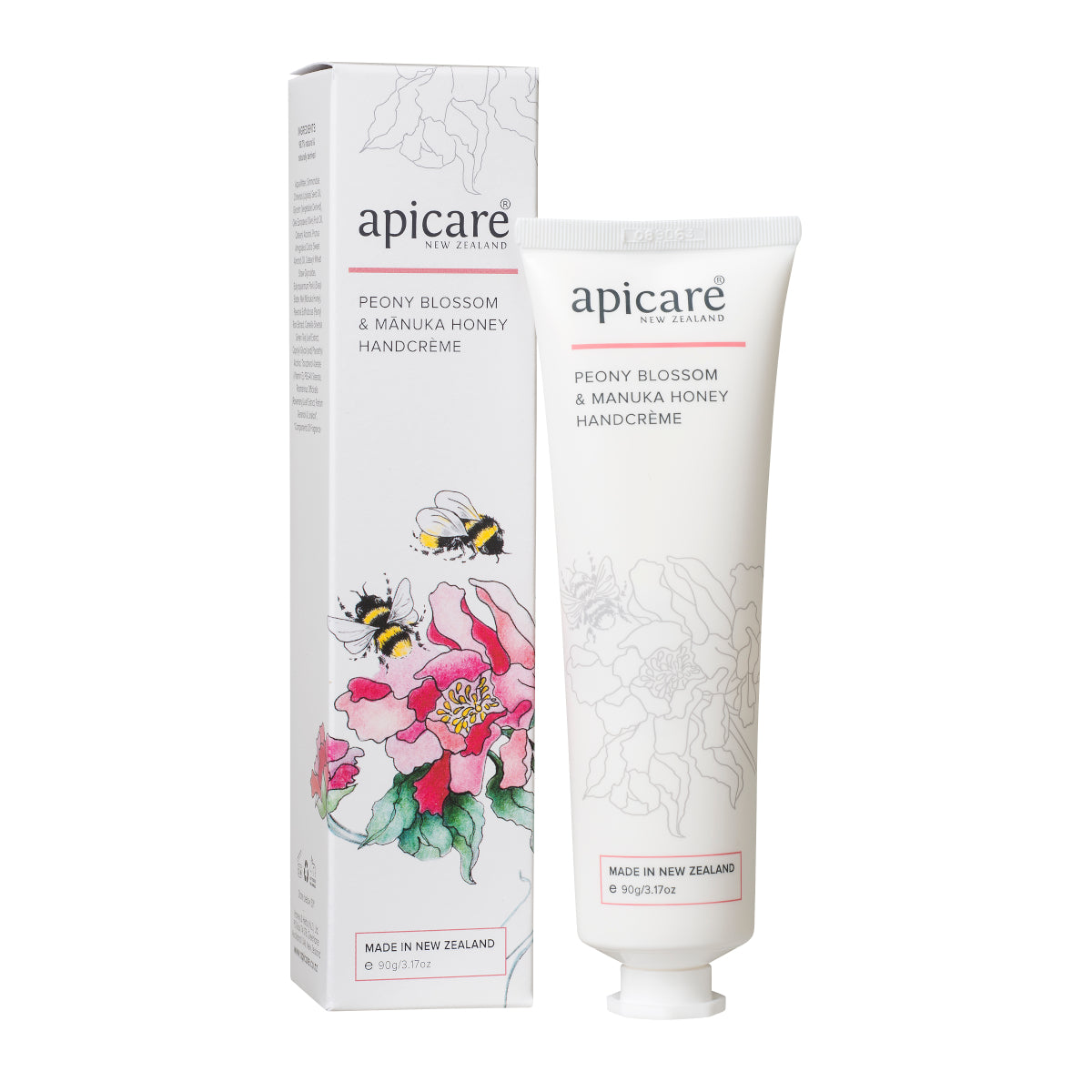 Apicare Peony Blossom & Manuka Honey Handcreme - Net Pharmacy