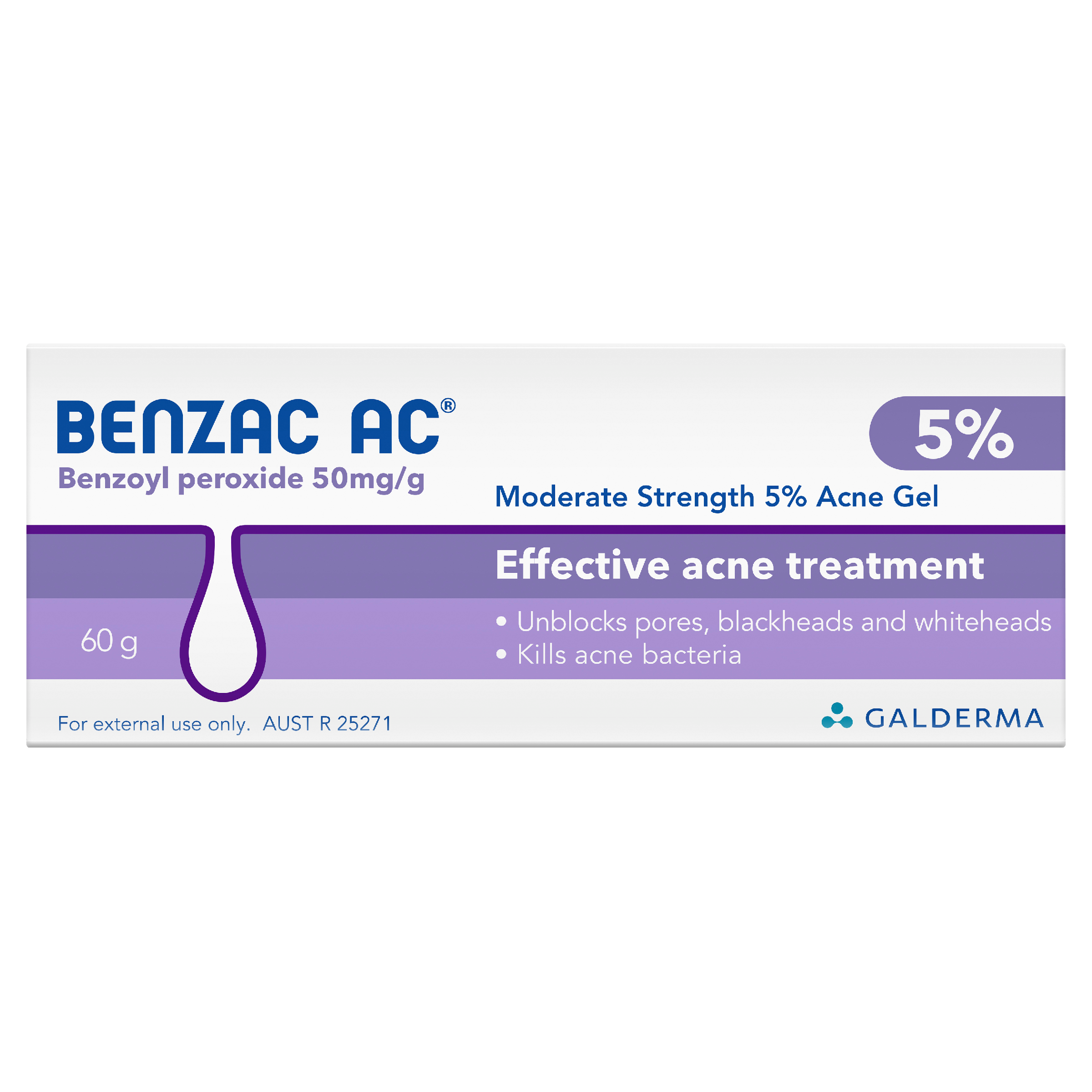 Benzac AC Moderate Strength 5% Acne Gel - Net Pharmacy