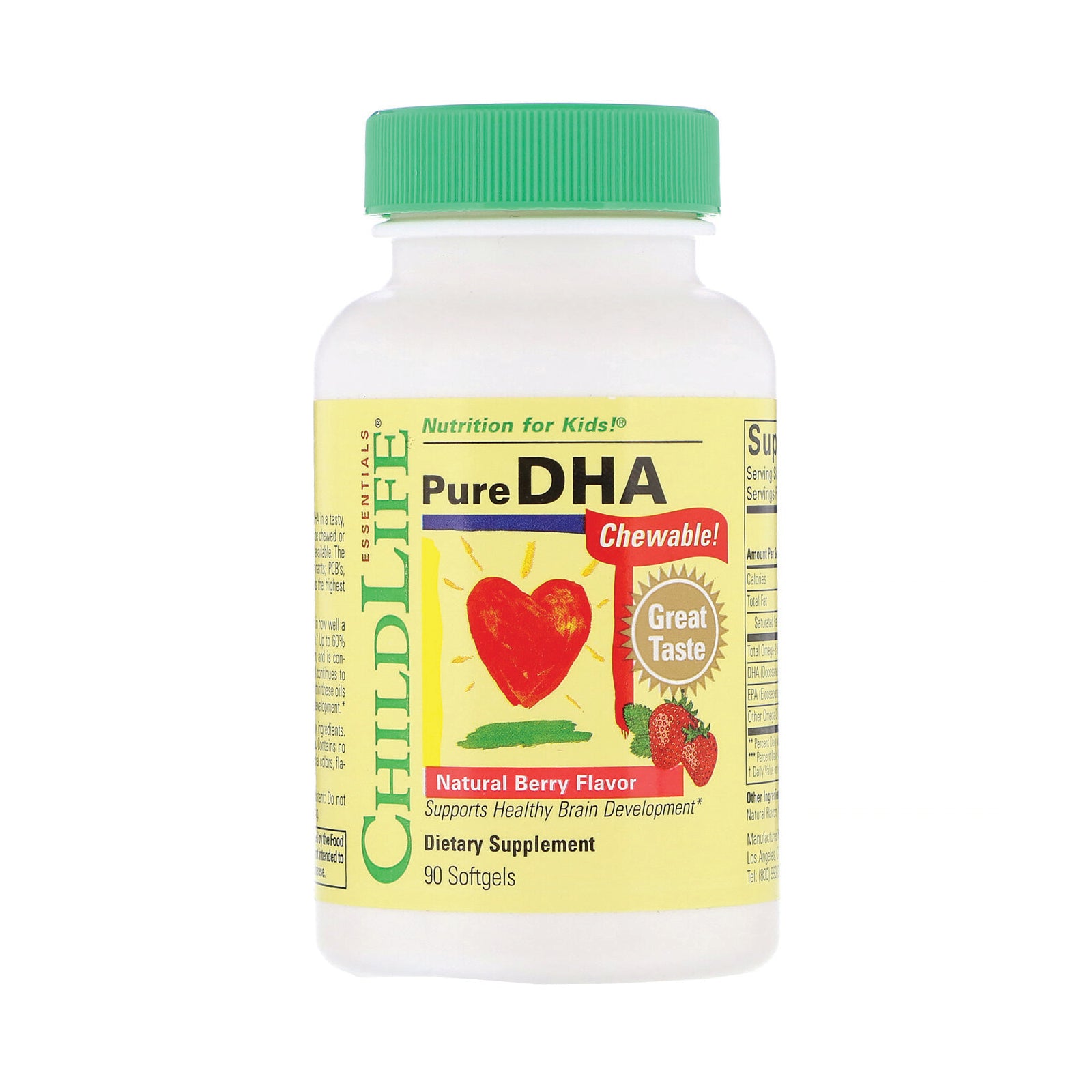 ChildLife Pure DHA - Natural Berry Flavour - Net Pharmacy