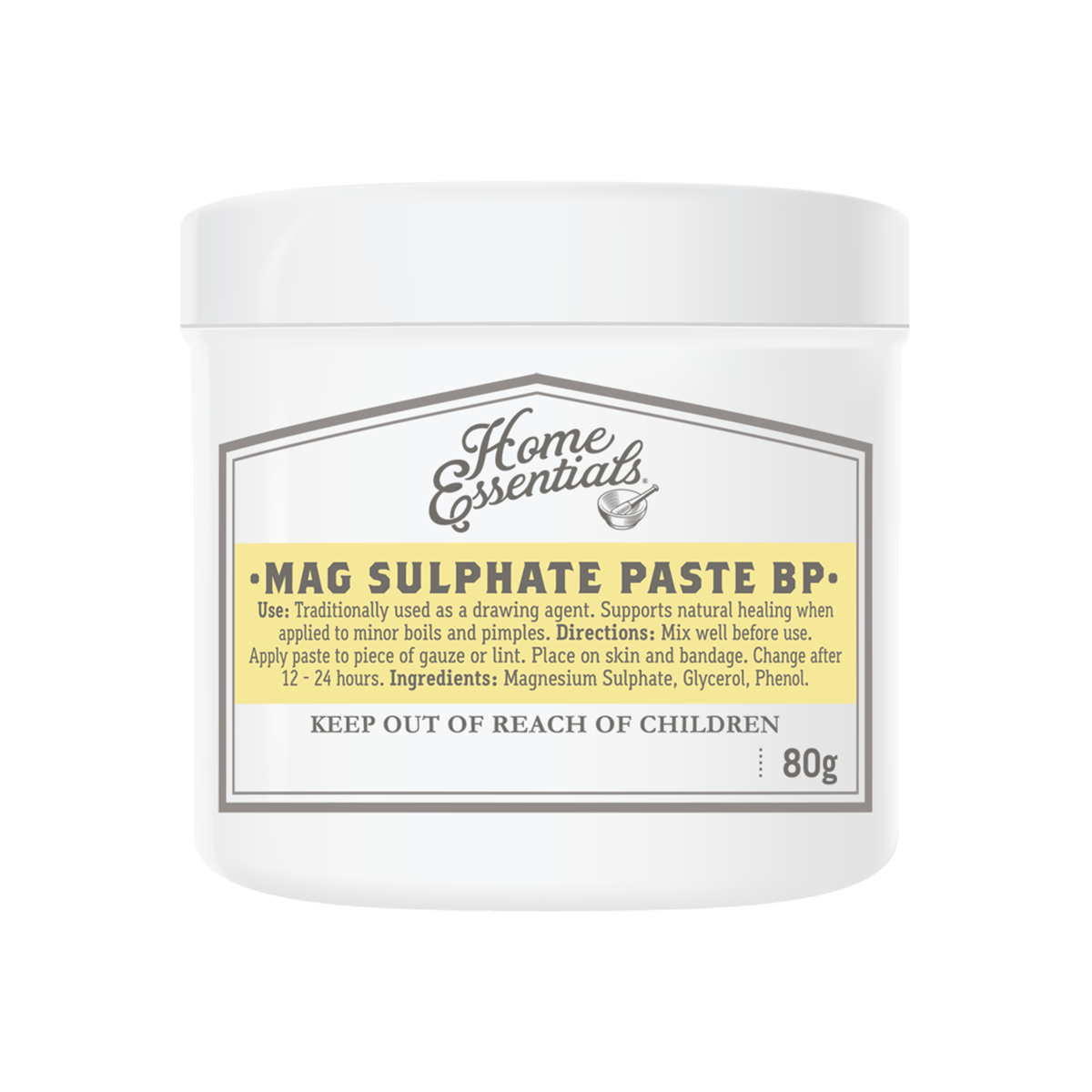 Home Essentials Magnesium Sulphate Paste - Net Pharmacy