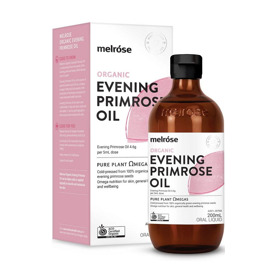 Melrose Organic Evening Primrose Oil - Strawberry Flavour - Net Pharmacy