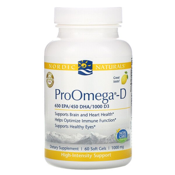 Nordic Naturals ProOmega-D - Lemon Flavour - Net Pharmacy