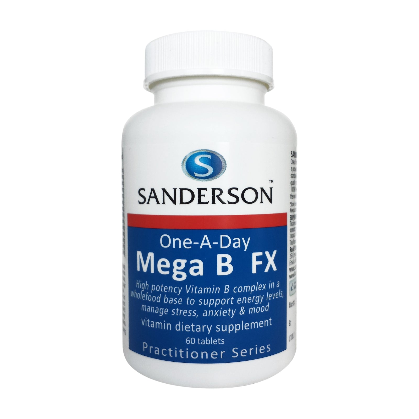 Sanderson Mega B FX Vitamin B Complex - Net Pharmacy